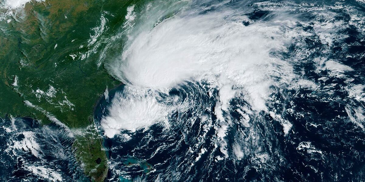 Tropical Storm Ophelia Moves Inland Over North Carolina As Coastal