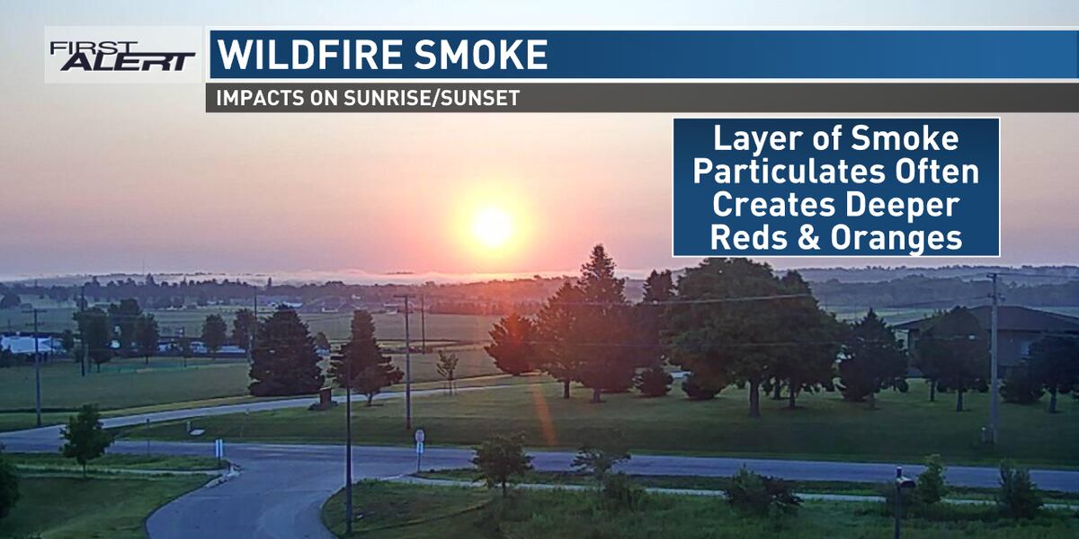 Wildfire smoke from Canada moves into Eastern Iowa Wildfire smoke from Canada moves into Eastern Iowa