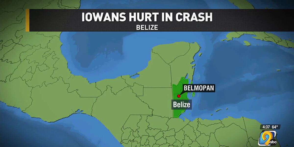 Two Iowans hurt in crash in Central America Two Iowans hurt in crash in Central America